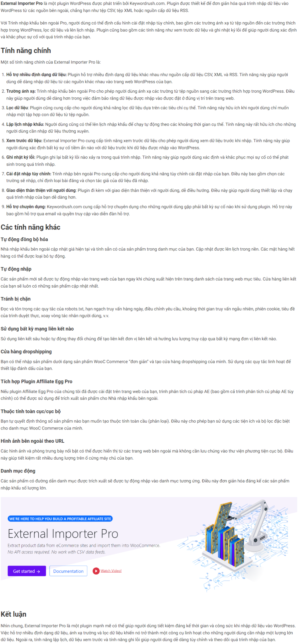 External Importer Pro