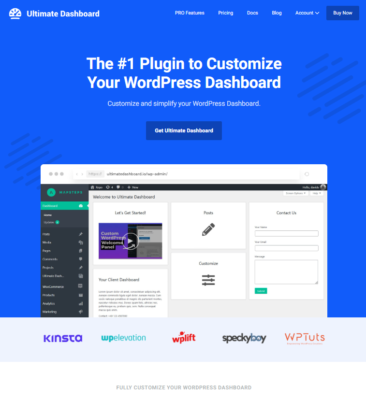Ultimate Dashboard Pro - Customize Your WordPress Dashboard