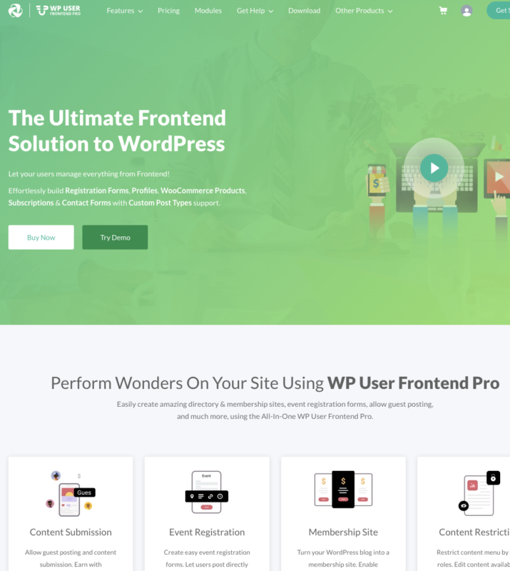 WP User Frontend Pro