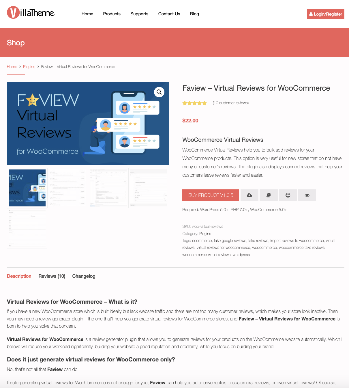 Faview – Virtual Reviews For WooCommerce