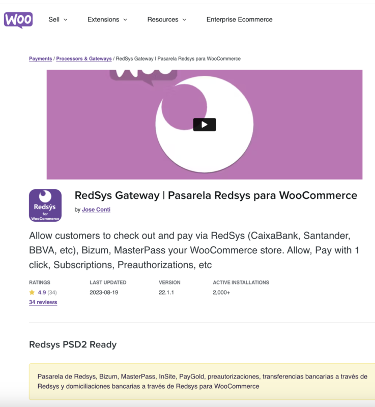 RedSys Gateway | Pasarela Redsys Para WooCommerce